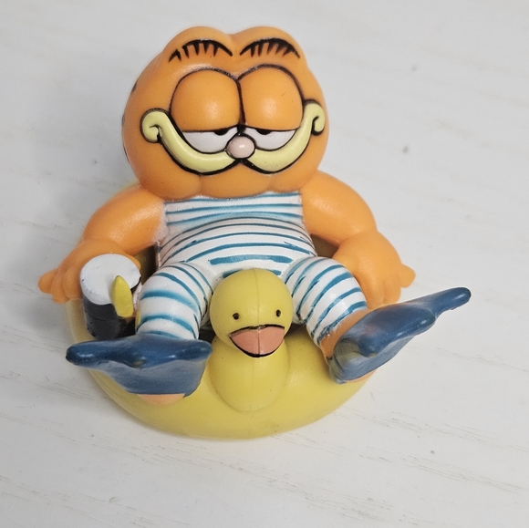Garfield | Toys | Vintage Garfield Swimming Duck Tube Raft United ...